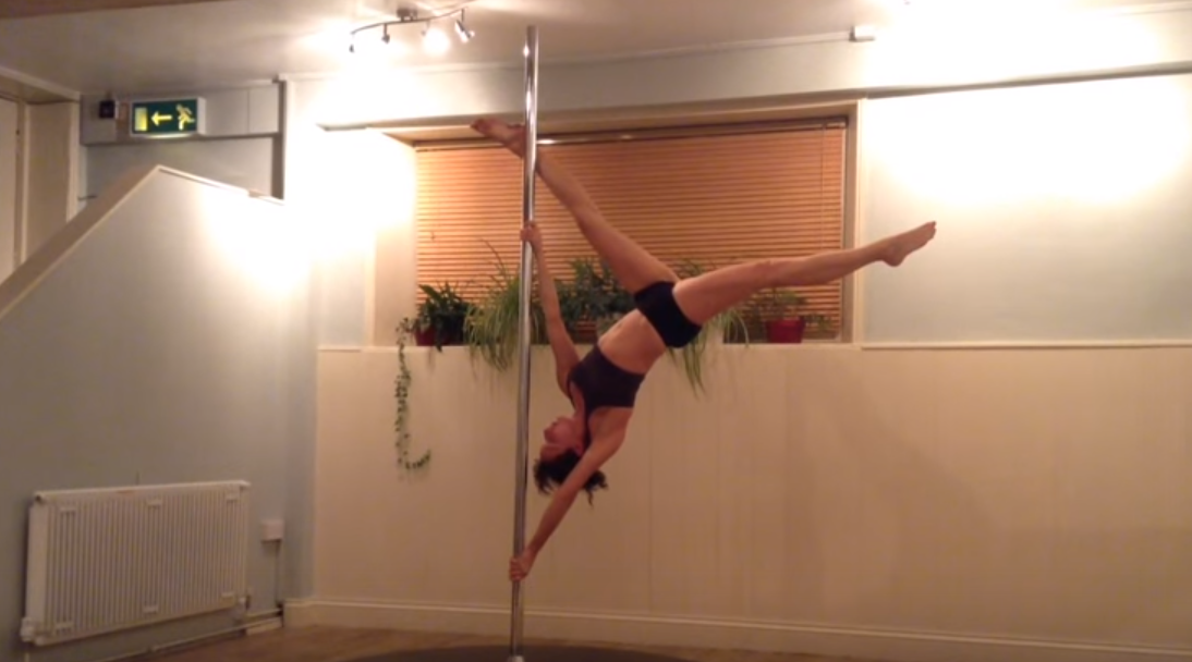 Extended Butterfly - Step-by-Step Pole Dance Move Tutorial [Video]